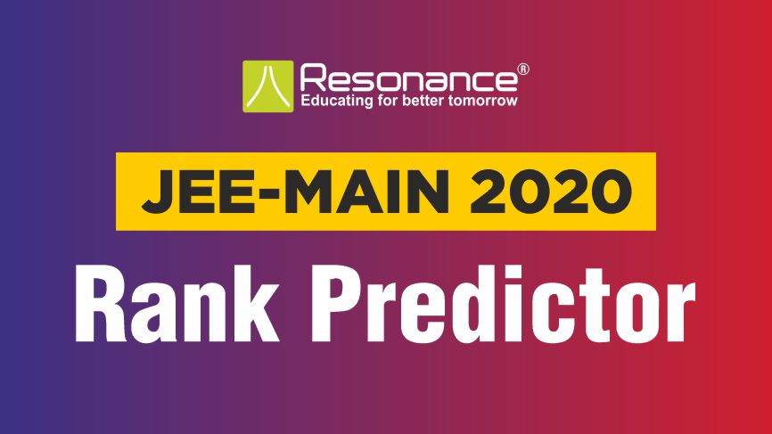 JEE Main 2020 Rank Predictor by Resonance