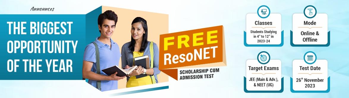 Resonance National Entrance Test (ResoNET)