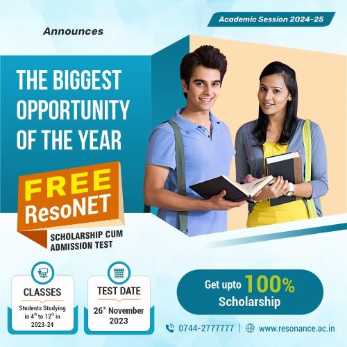 Resonance National Entrance Test (ResoNET)